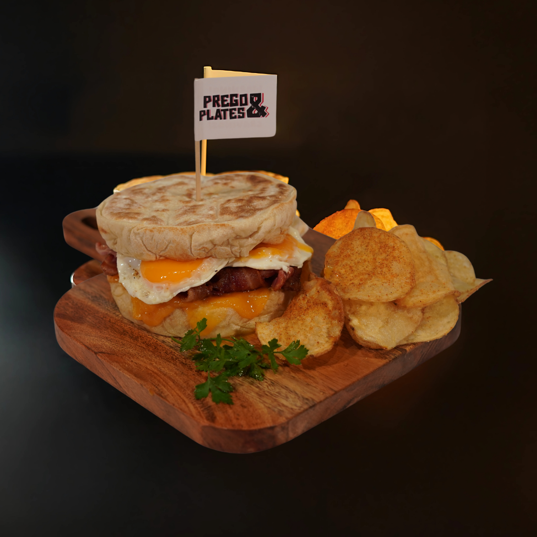Prego Bacon Egg Cheese Prego Plates