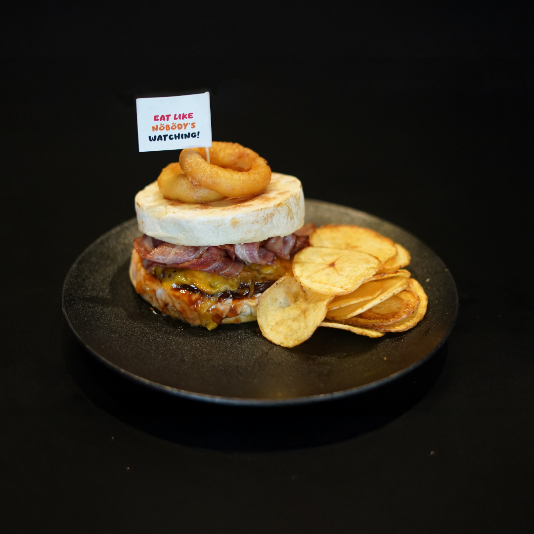 Prego Cheesy Bacon Burger – Prego & Plates